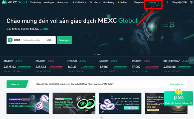 Hướng Dẫn Cách Đăng Ký Tài Khoản MEXC, Các Giao Dịch Trên Sàn MXC - vaynhanhonline